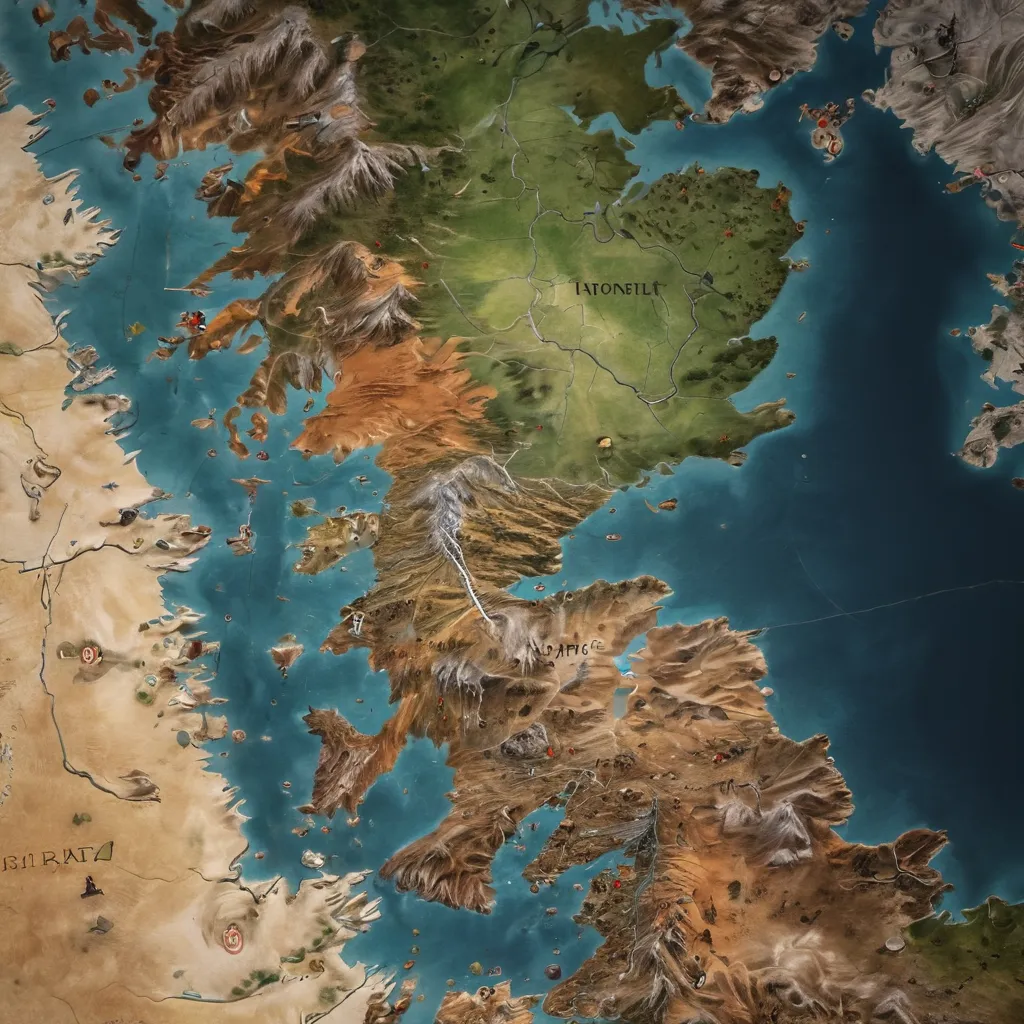 Exploring Names of Kingdoms in the Game of Thrones Universe