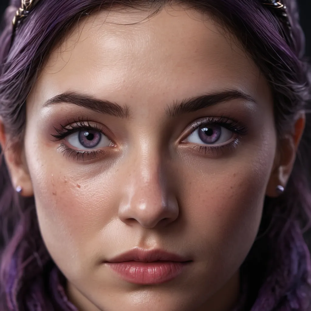 The Allure of Violet Eyes in Literature and Life
