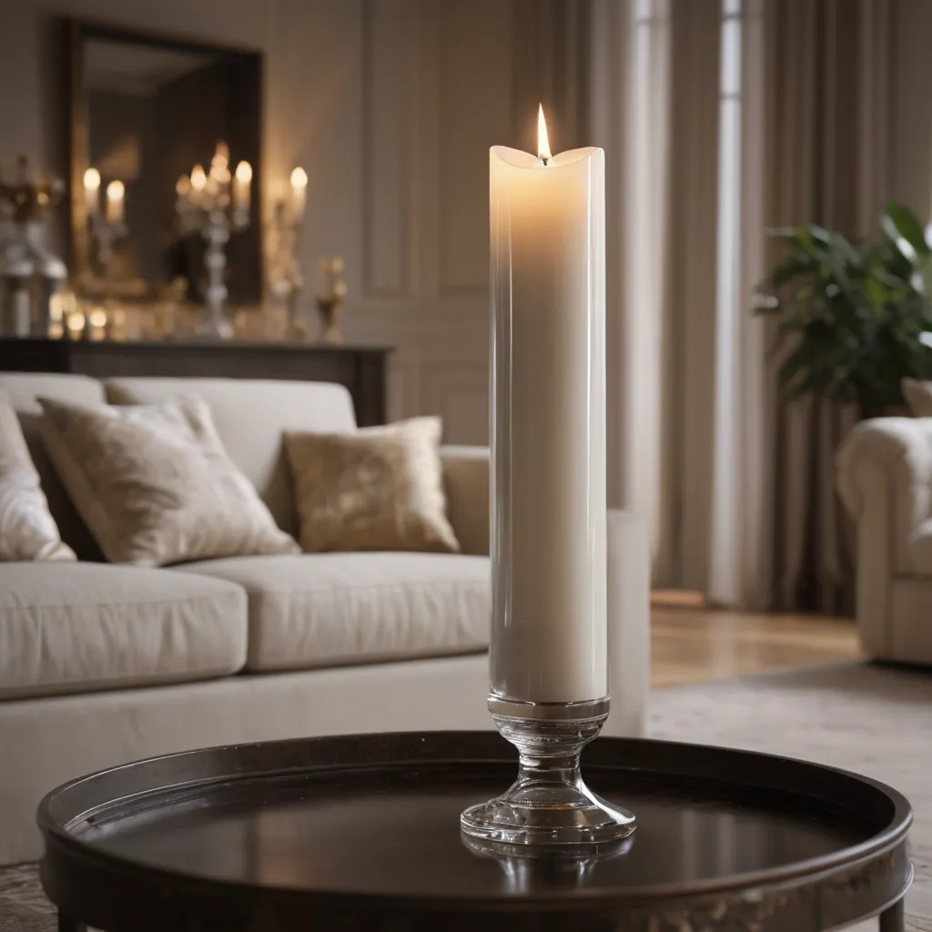 Unveiling the Timeless Elegance of Tall White Candles in Glass